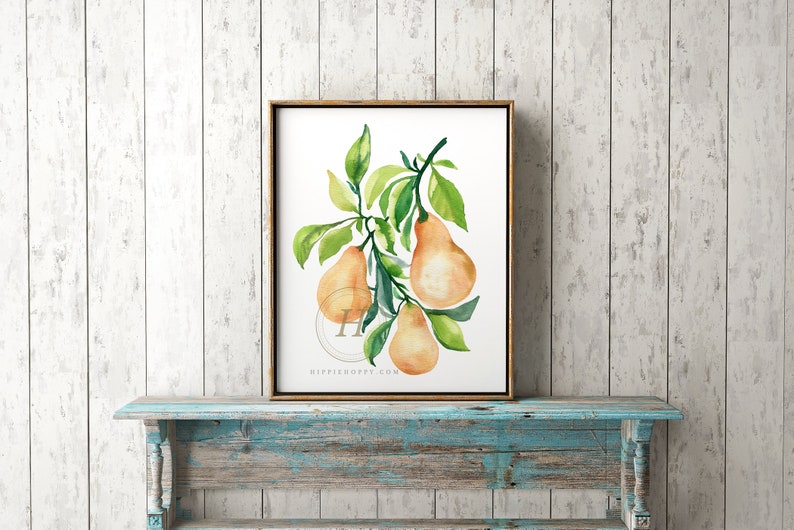 Pears Art Print - Etsy