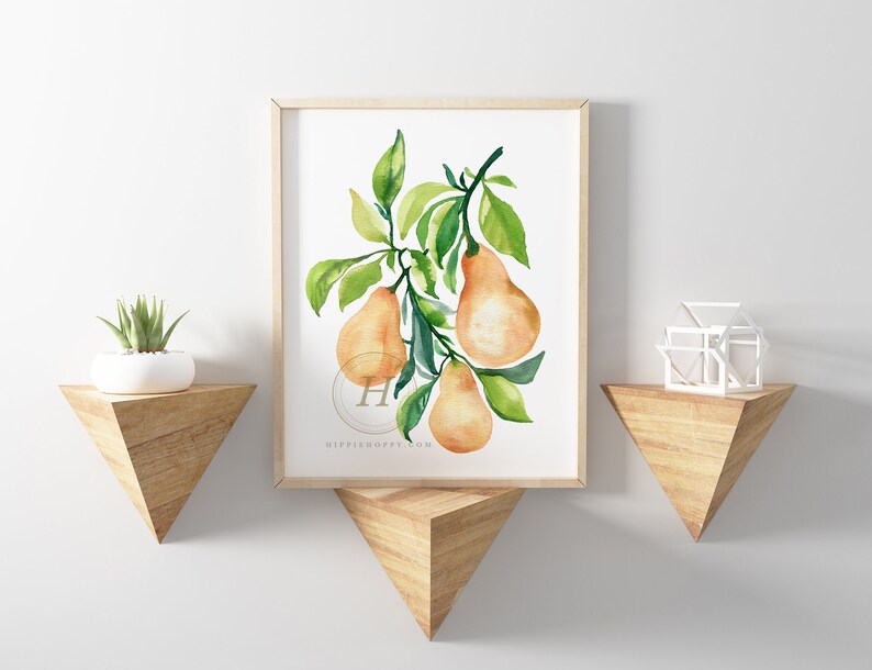 Pears Art Print - Etsy