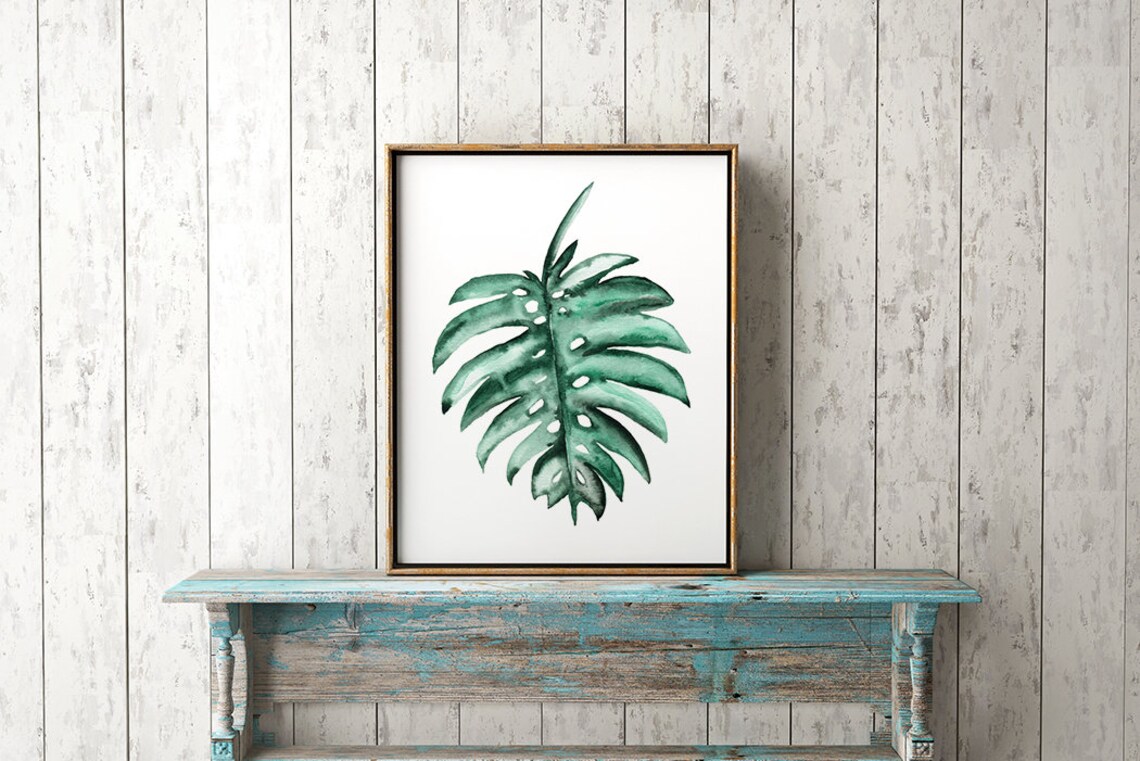 Monstera Deliciosa Art Print - Etsy