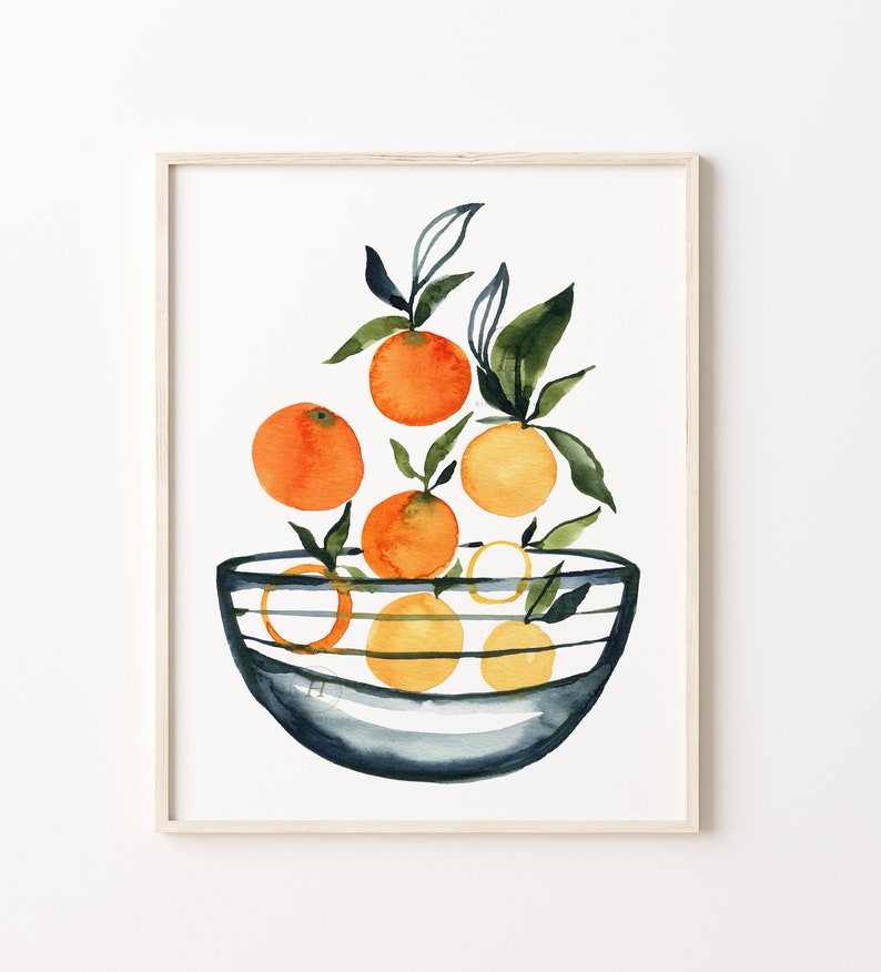 Fruit Watercolor Prints Set of 3 - Etsy