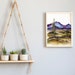 Desert Watercolor Print Wall Decor by Hippiehoppy - Etsy