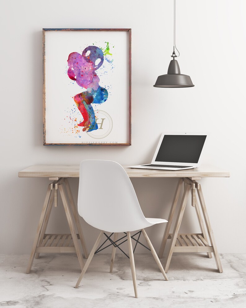 Fitness Squat Watercolor Print - Etsy