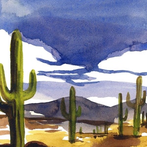Arizona Watercolor Print - Etsy
