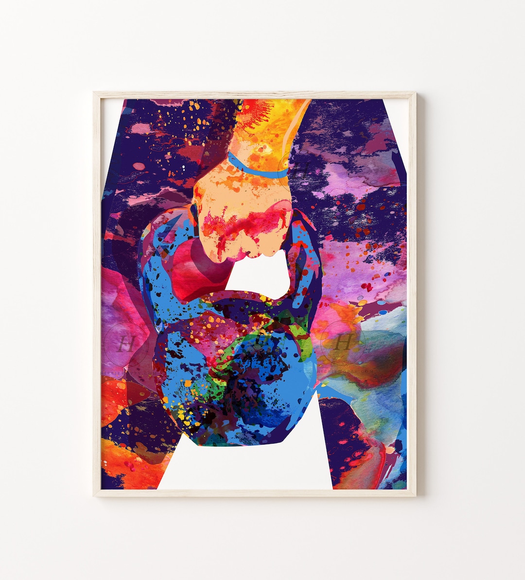 Fitness Kettlebell Painting - Etsy