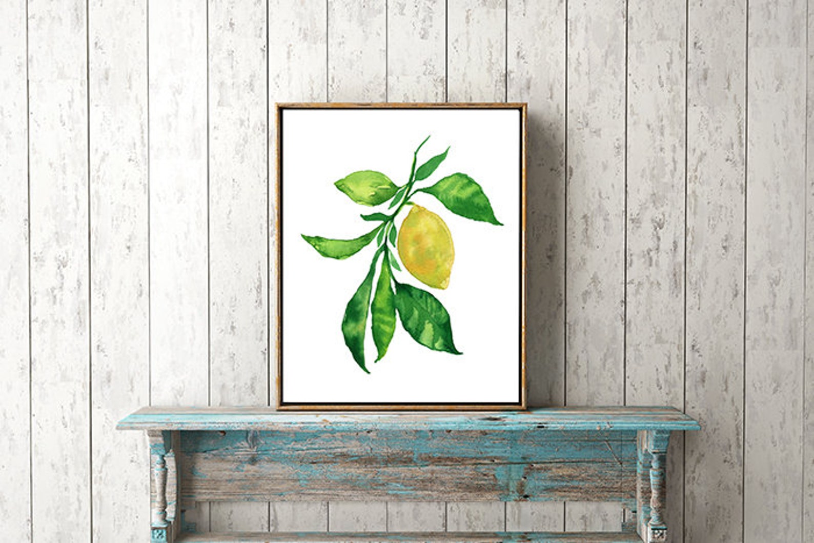 Yellow Lemon Kitchen Print - Etsy