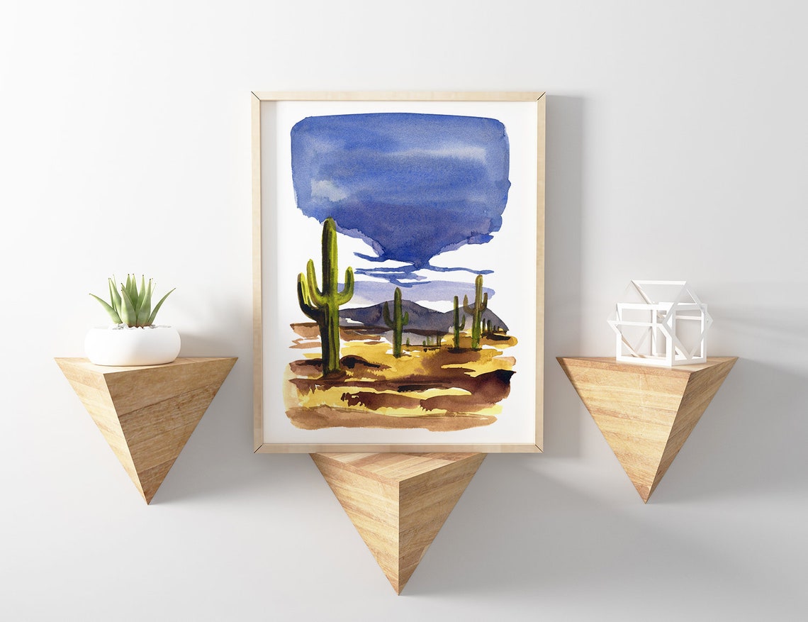 Arizona Watercolor Print - Etsy