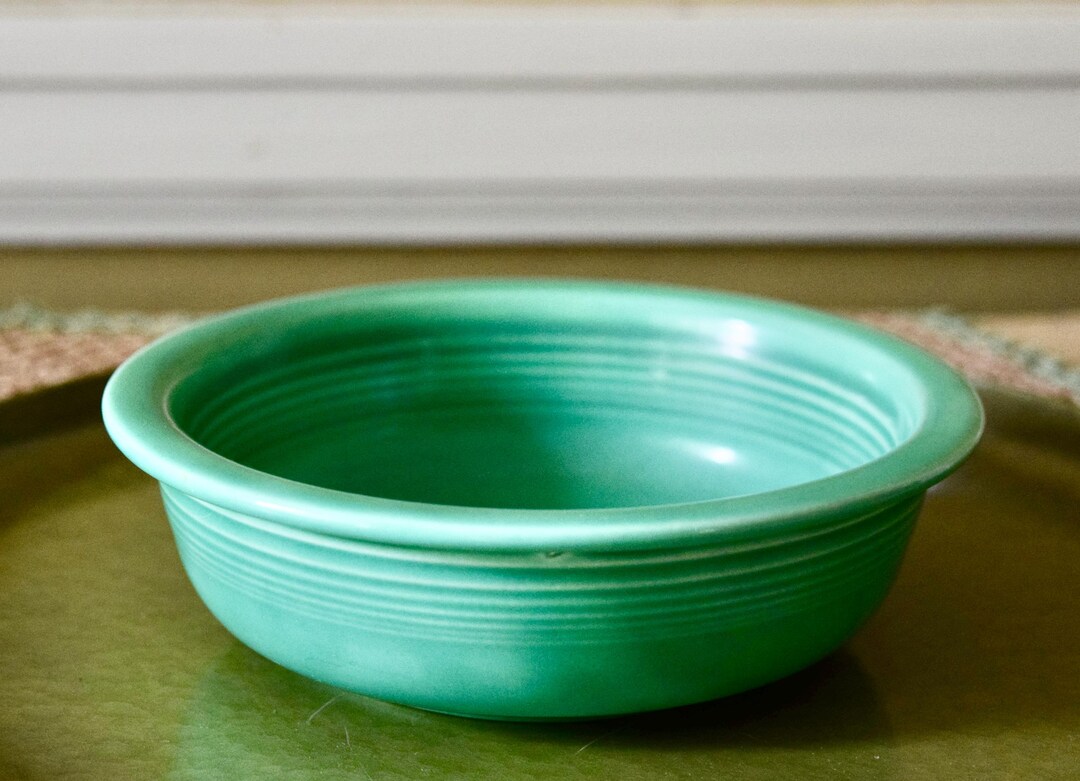 Fiestaware Original Green 5-1/2" Fruit Bowl Berry Bowl Early Backstamp ...
