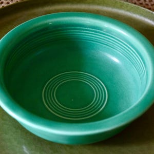 Fiestaware Original Green 5-1/2" Fruit Bowl Berry Bowl Early Backstamp ...