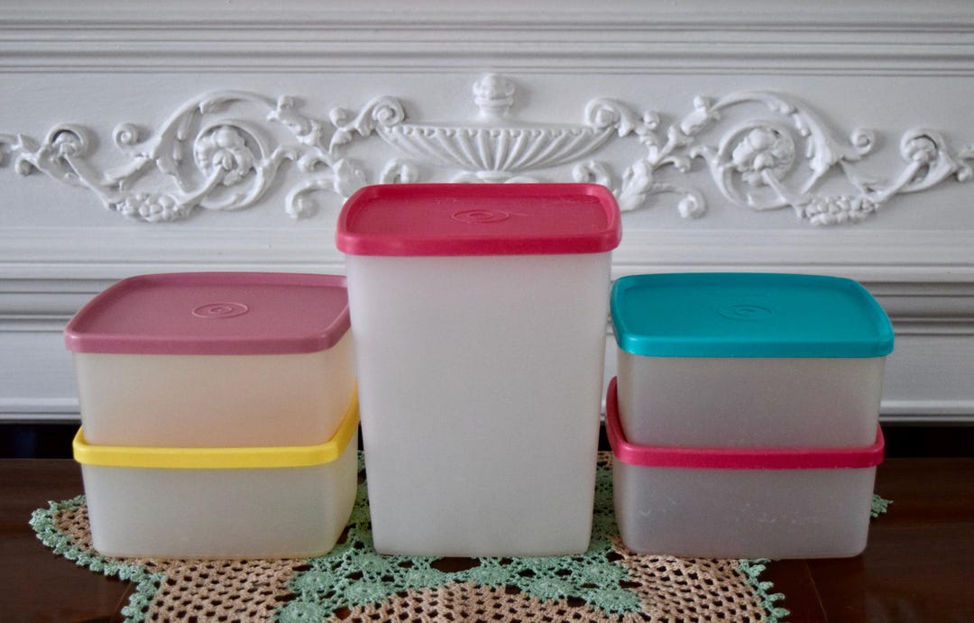 Tupperware Containers With Lids Pink Tupperware Teal Tupperware Yellow ...