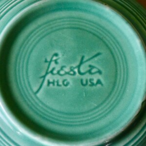 Fiestaware Original Green 5-1/2" Fruit Bowl Berry Bowl Early Backstamp ...