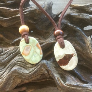 Australian Rhyolite Talisman Pendant, Rainforest Jasper, Mt Hay, QLD - Etsy