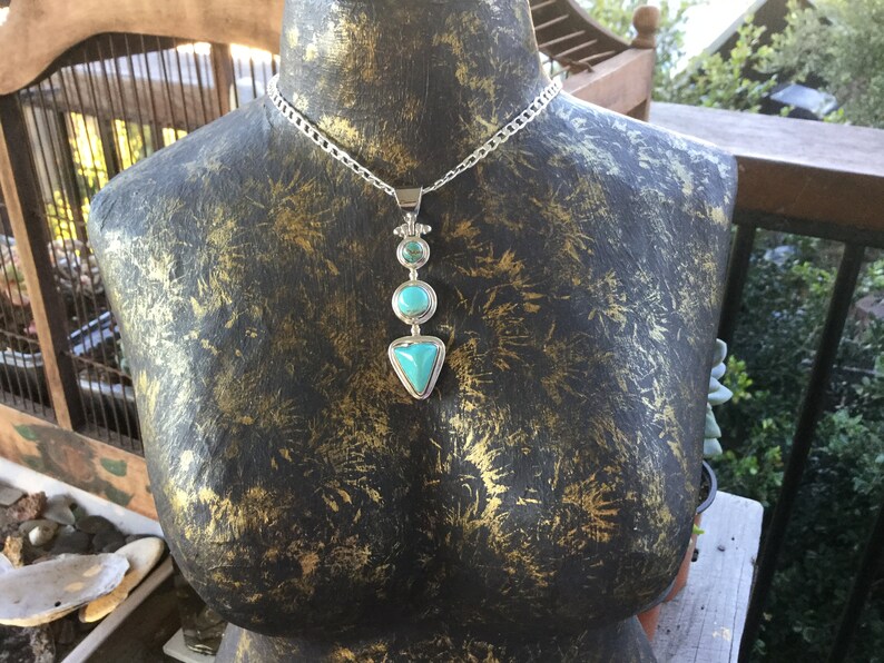 Beautiful Sky Blue Australian Natural Turquoise Pendant | Etsy