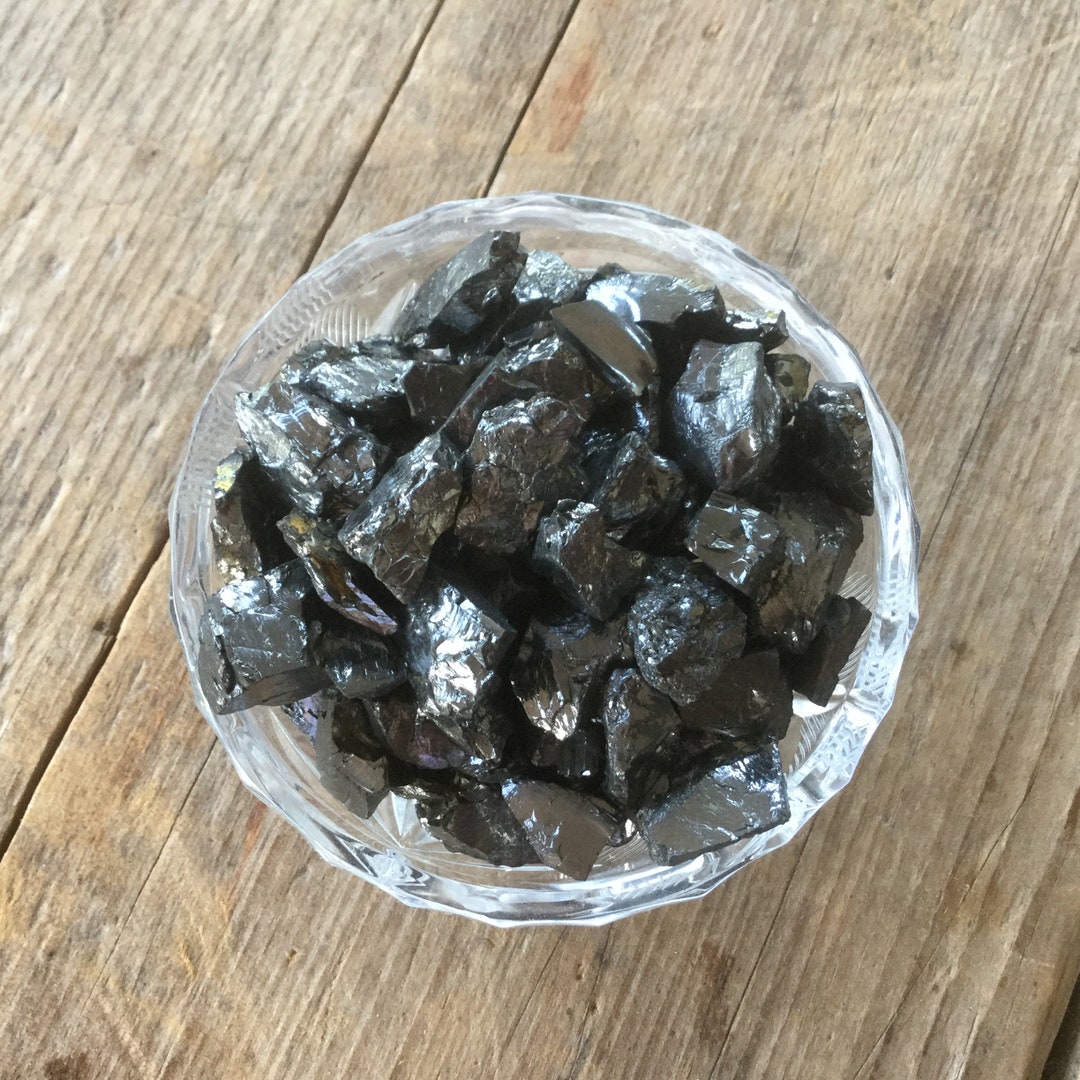 Elite Shungite Silver Shungite Natural Stone 1 Stone - Etsy New Zealand