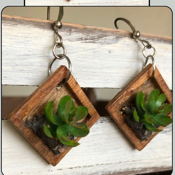 Hanging Plant Earrings - Etsy