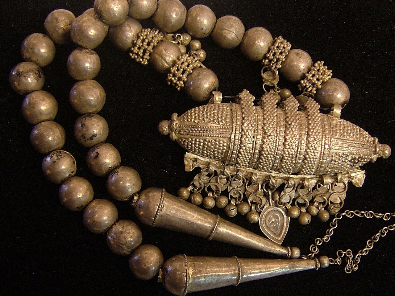 Yemen Prayer Amulet Necklace, a Wonderful Example of Their Outstanding ...
