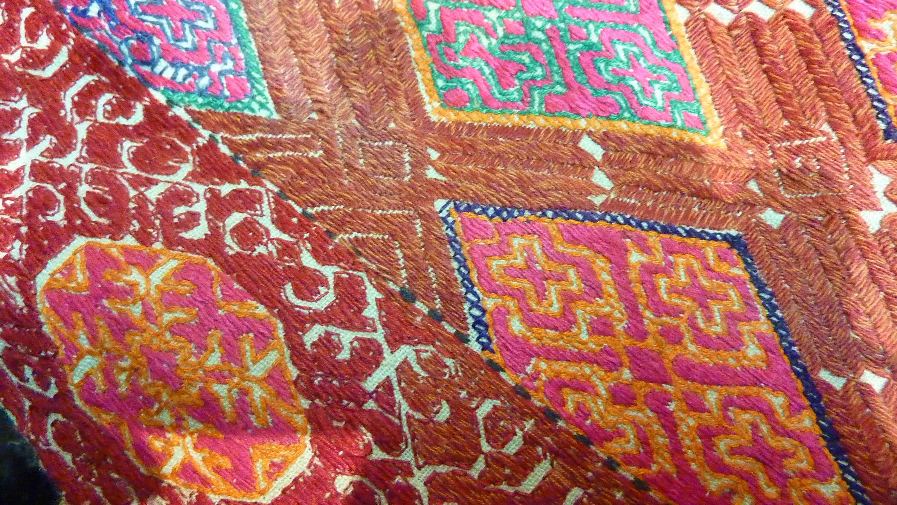 Vintage Hand Stitched Swat Embroidery, (pakistan) 16x32.5 Inches ...