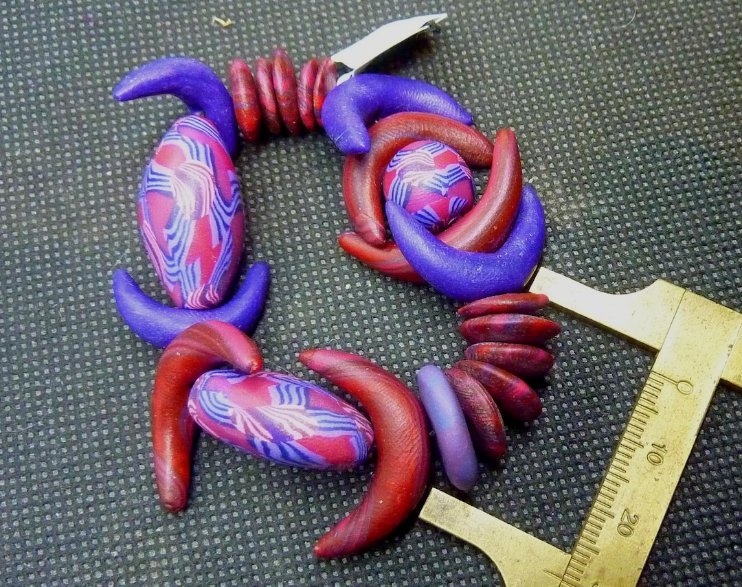 Poly Set2 --22 Fimo Bead Set, Several Shapes, - Etsy