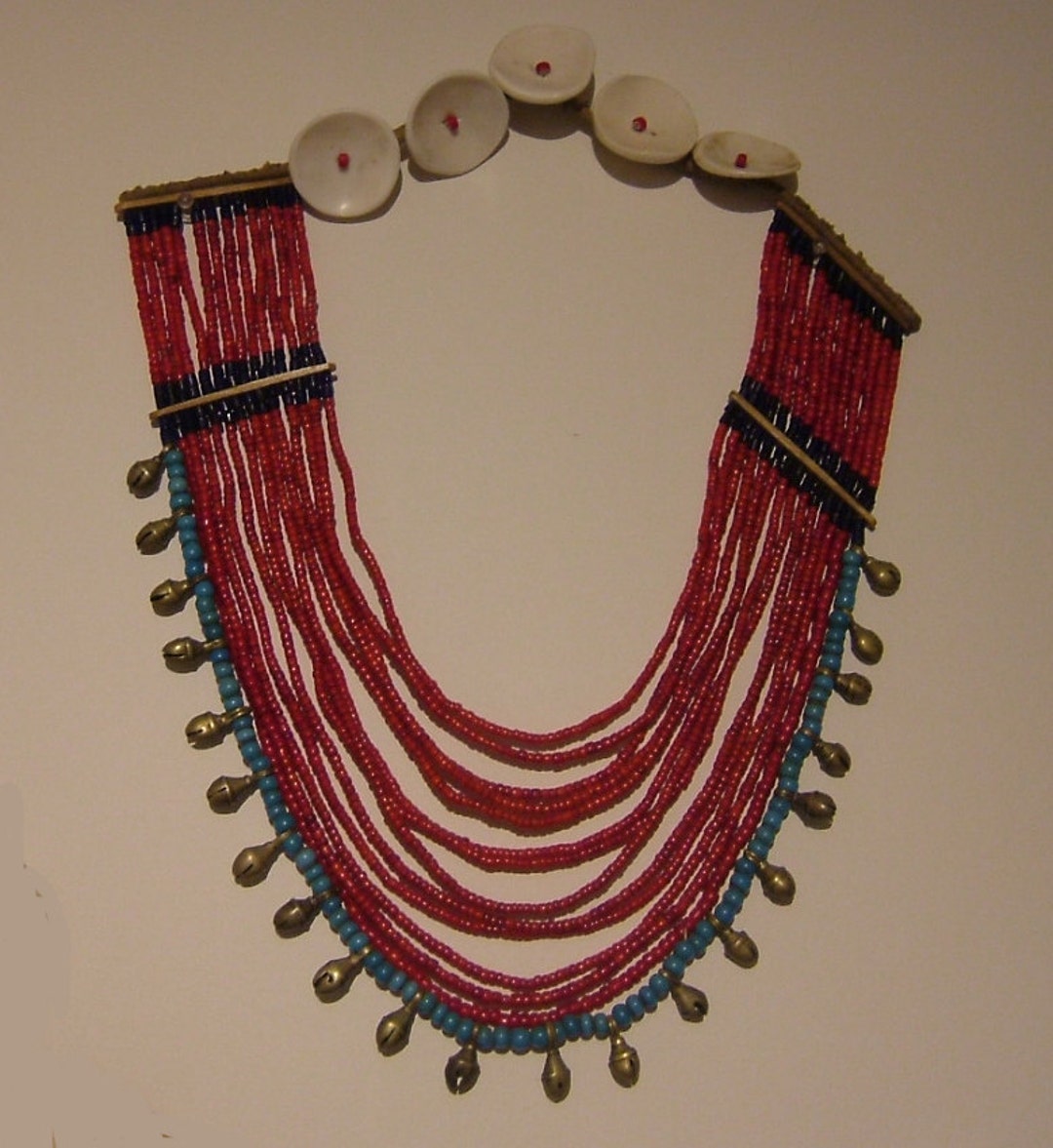 Konyak Nagaland Necklace India Brss Bells Excellent Etsy