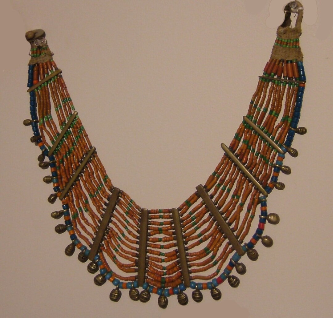 Old Konyak Nagaland Necklace Northeast India Vintage Brass Spacer