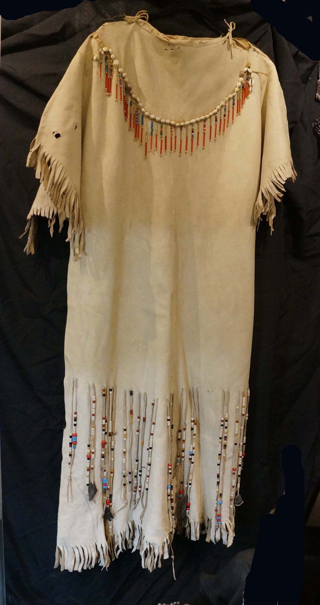 Lummi Nation Stommish Water Festival Princess Dress, 1950's, Deer Hoof ...