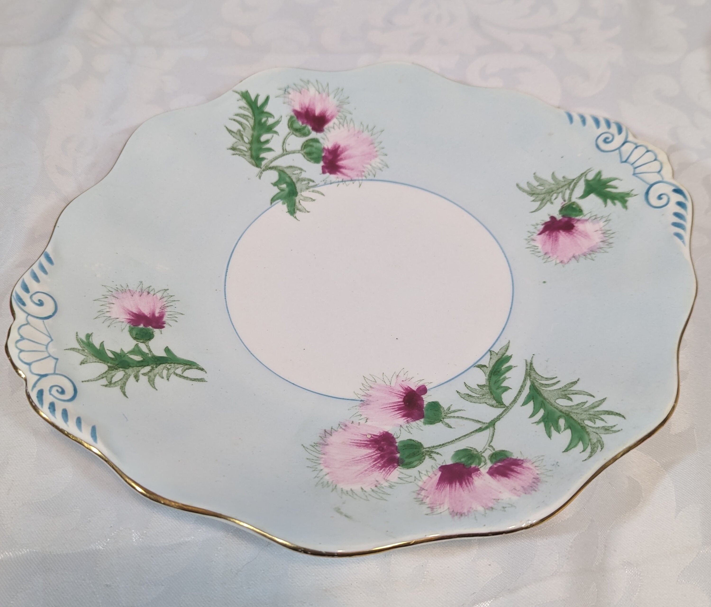 EB Foley Glengarry Thistle Dishes - Etsy