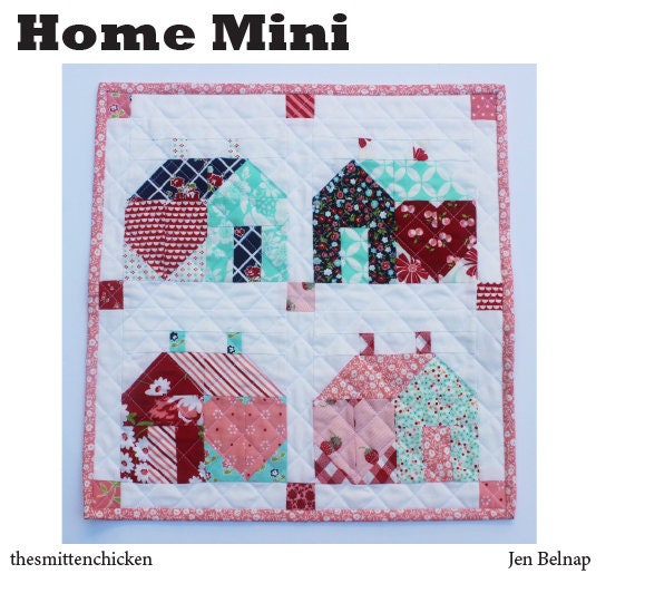 Home Mini PDF Quilt Pattern - Etsy