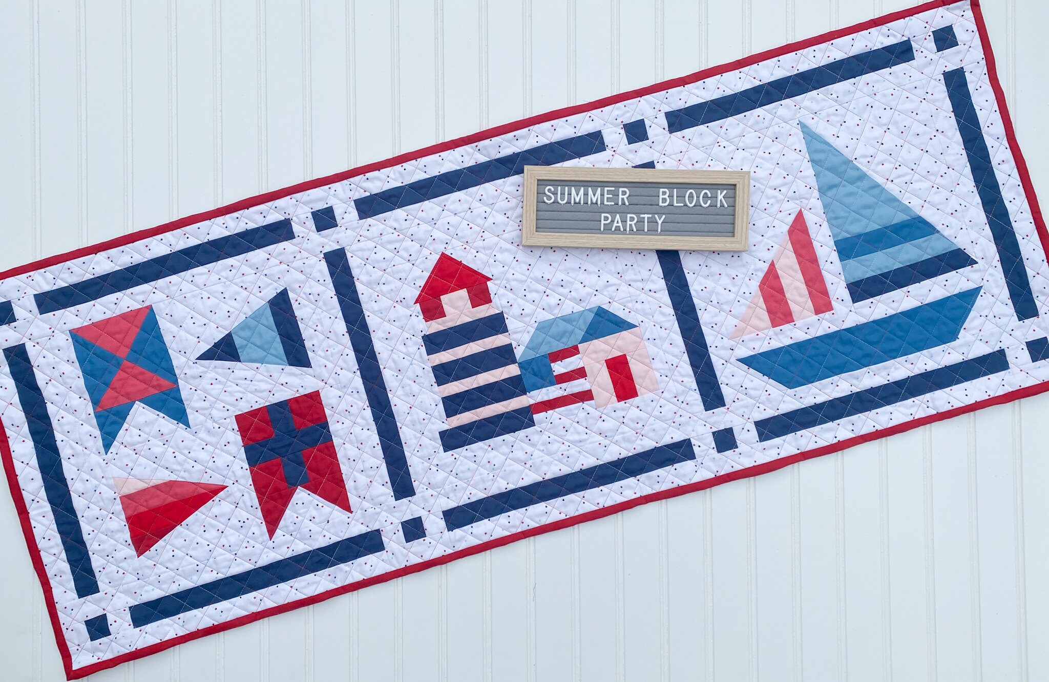 Lighthouse Quilt Block Summer Block Party Quilt Along 2024 - Etsy