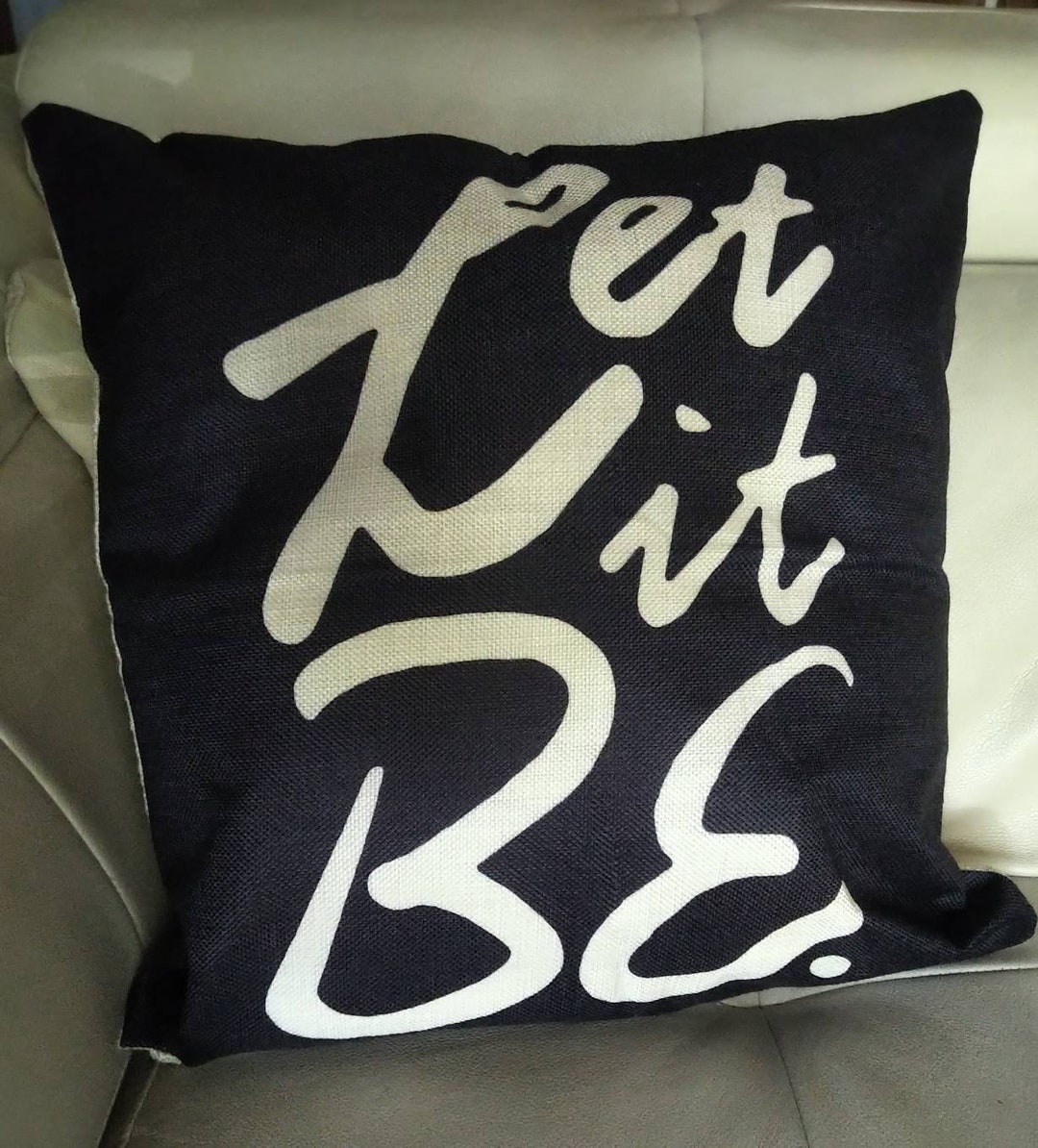 Beatles Pillow, Let It Be Pillow, Decorative Fab 4 Pillow, Home Decor ...