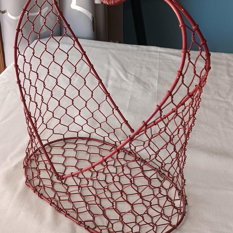 Wire Heart Basket - Etsy