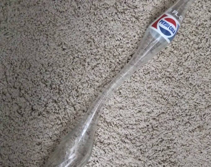 Pepsi Carnival Prize Glass Stretched Pepsi Bottle, 1970s Carnival Prize ...