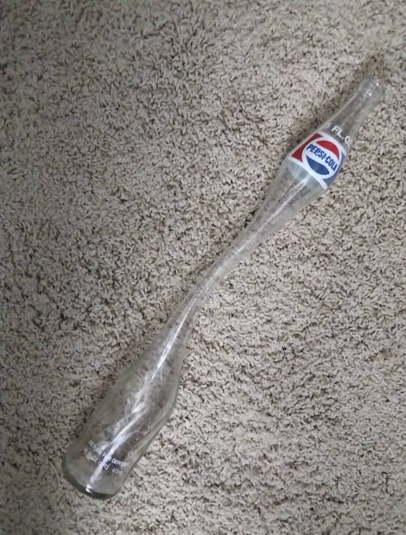 Pepsi Carnival Prize Glass Stretched Pepsi Bottle 1970s - Etsy