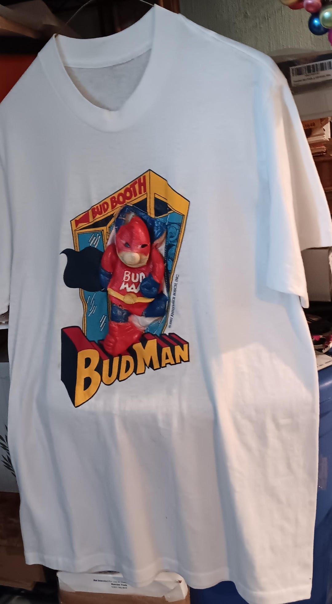 Bud Man T Shirt, Vintage Bud Man 3D Shirt, Bud Man Shirt, Beer ...