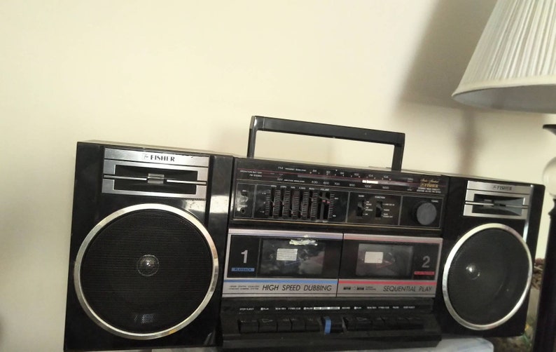 Fisher PH-W702 Vintage Boombox, Vintage Fisher High Speed Dubbing ...
