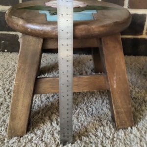 Wood Stool, Farmhouse Step Stool, Plant Stand, Primitive Garden Stool ...