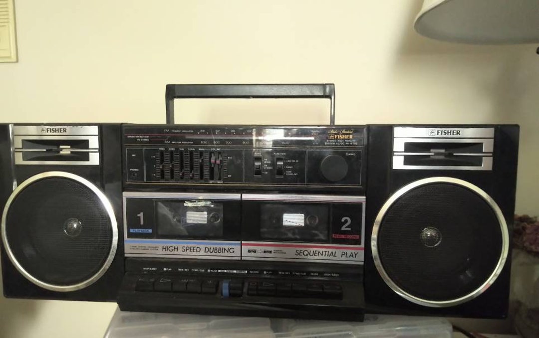 Fisher PH-W702 Vintage Boombox, Vintage Fisher High Speed Dubbing ...