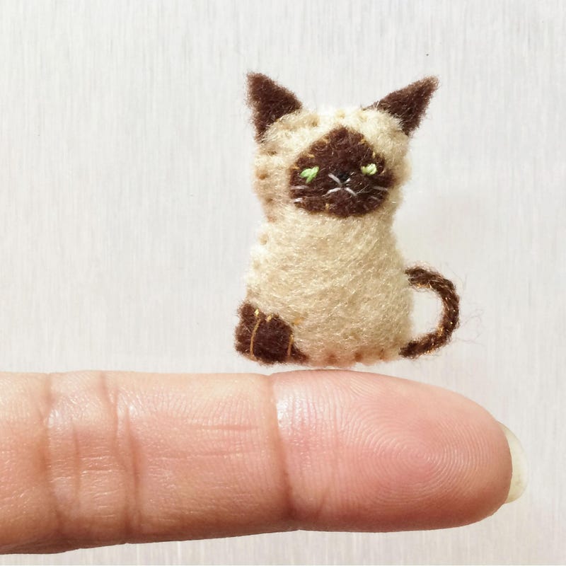 Felt Kitten - Etsy