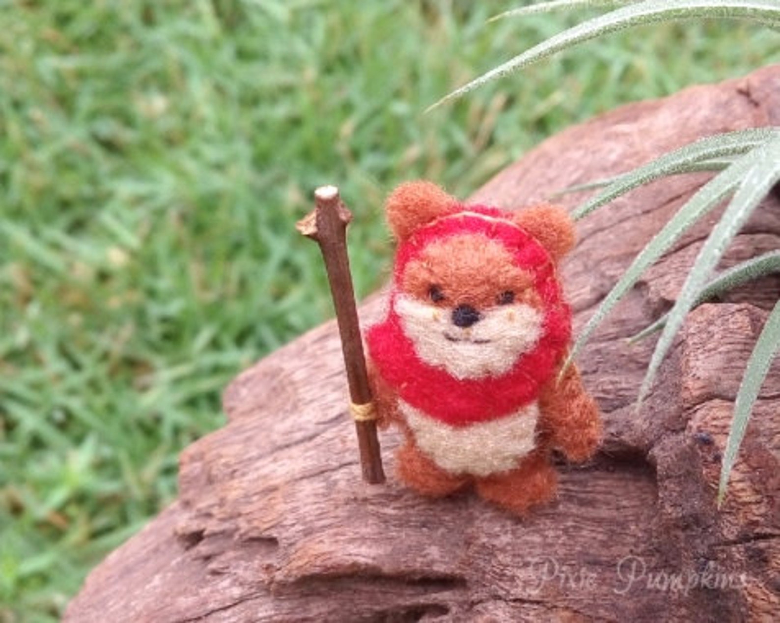 Miniature Felt Ewok Ewok Miniature Plush Tiny Felt Ewok | Etsy