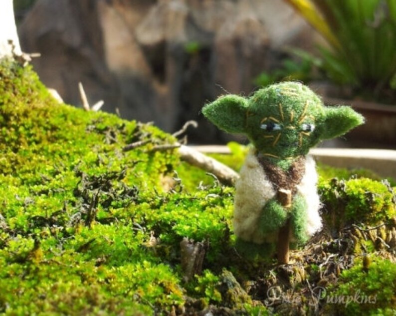 Star Wars Plush Toy Miniature Felt Yoda Yoda Stuffed Plush | Etsy