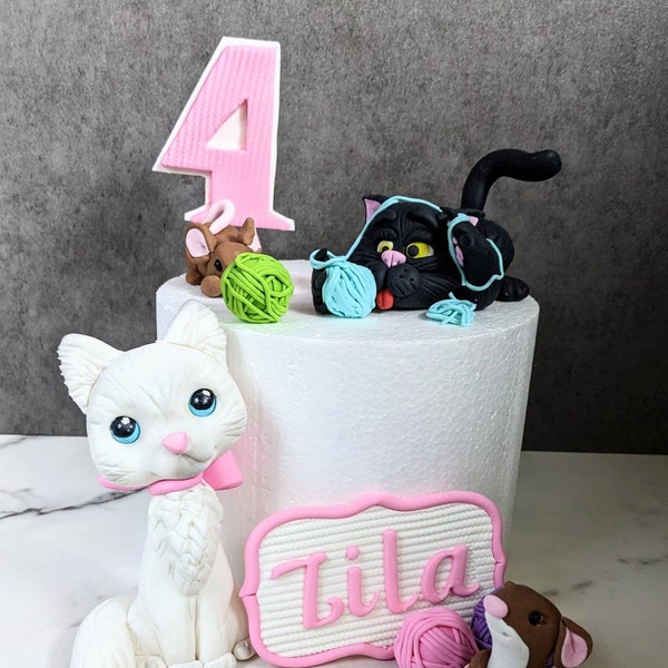 Fondant Cats - Etsy