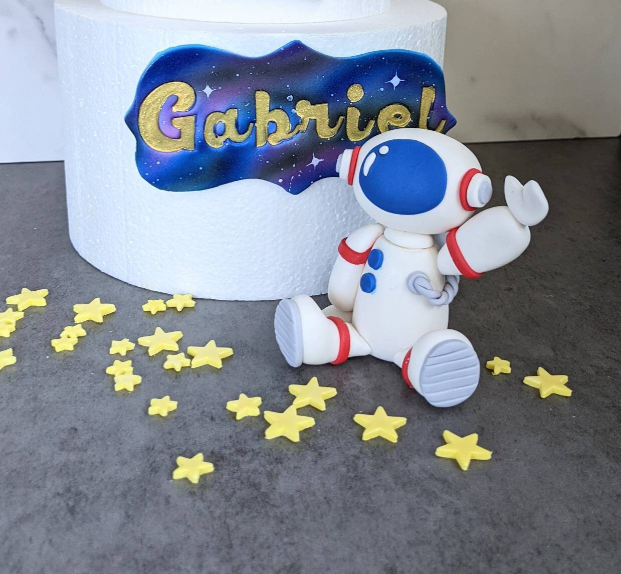 Fondant Space Astronaut Around the Sun Gravity Defying Cake - Etsy
