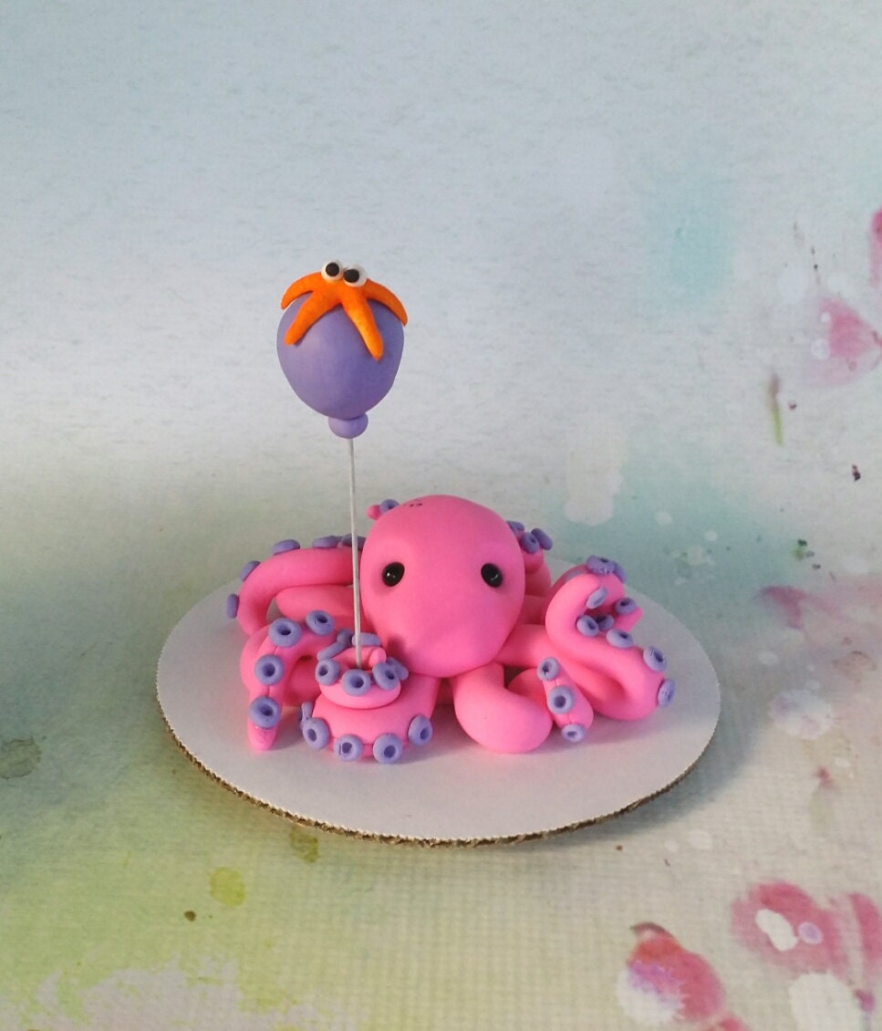 Fondant Octopus - Etsy