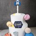Gravity Defying Rocket and Planets Cake Topper Set - Etsy