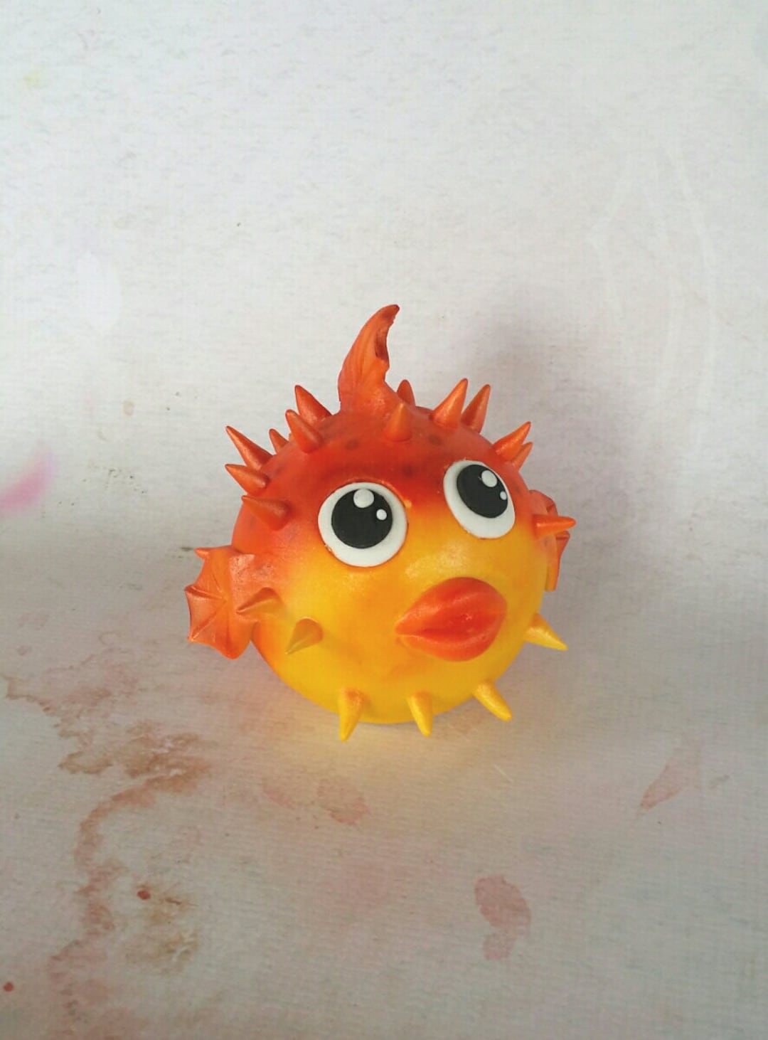 Fondant Puffer Fish Cake Topper - Etsy