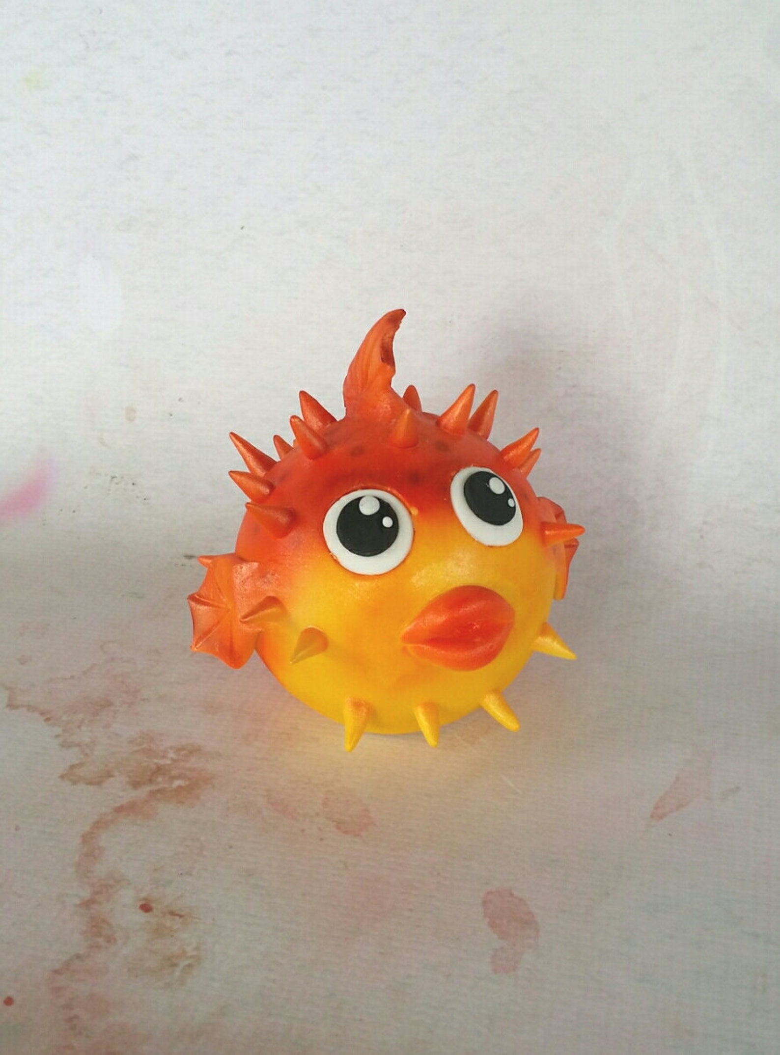 Fondant Puffer Fish Cake Topper - Etsy