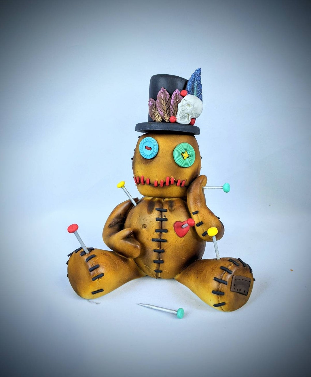 Fondant Voodoo Doll Cake Topper - Etsy