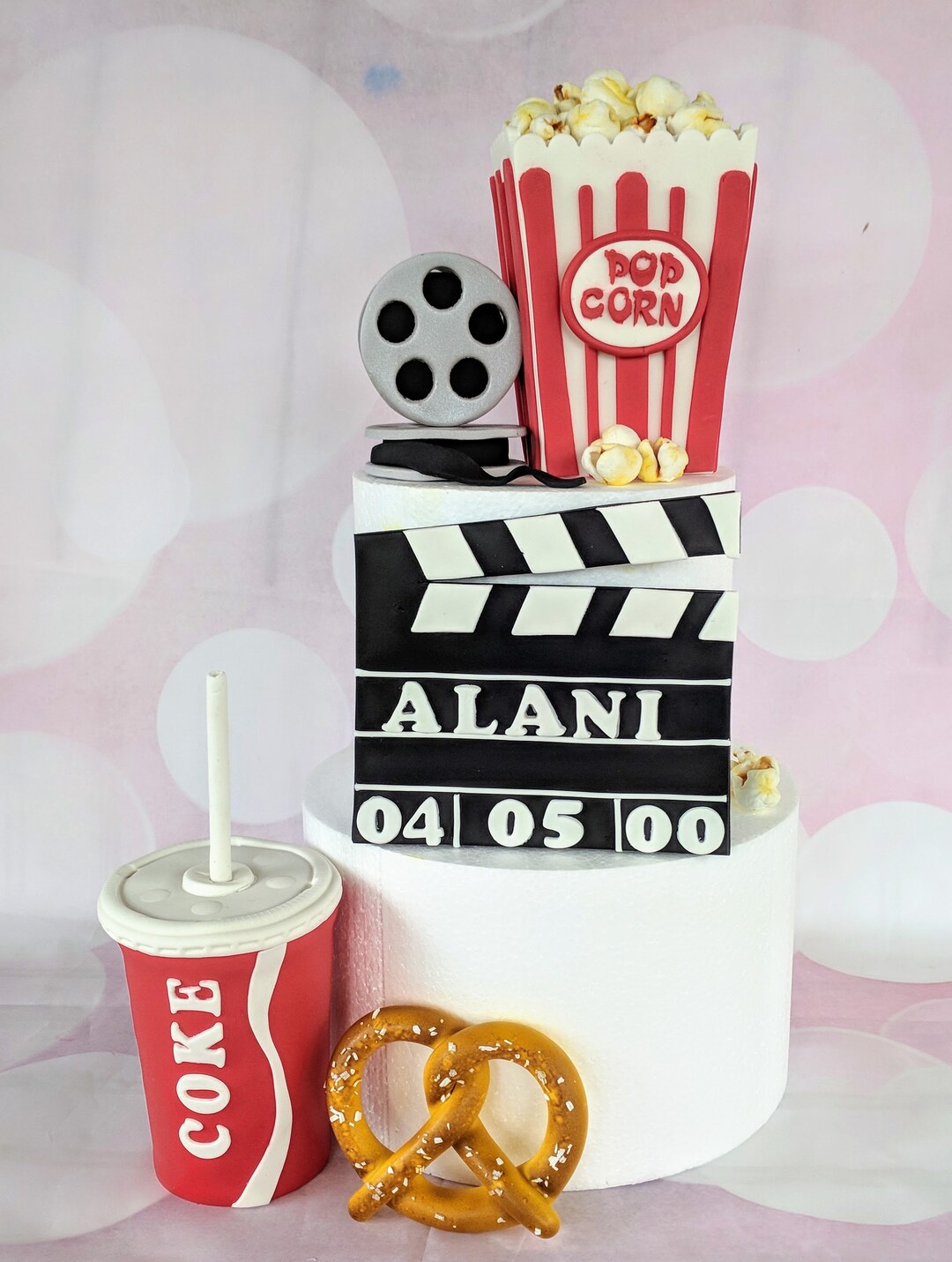 Fondant Movie Theme Cake Topper Set - Etsy