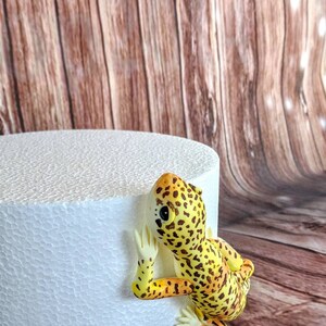Fondant Gecko Lizard Reptile Cake Topper - Etsy