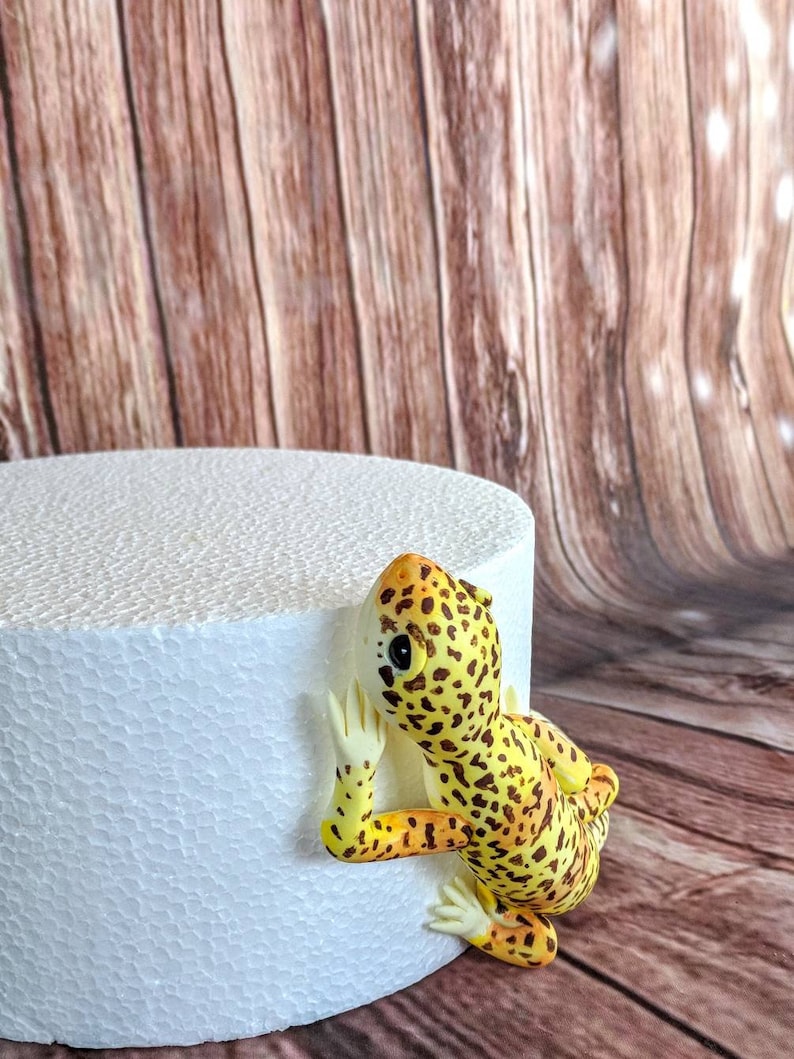 Fondant Gecko Lizard Reptile Cake Topper - Etsy