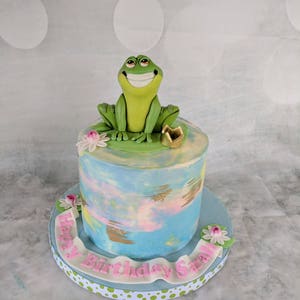 Fondant Frog Prince Cake Topper - Etsy