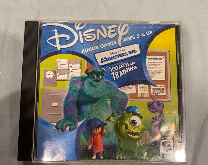 Monsters Inc. PC Game Vintage - Etsy